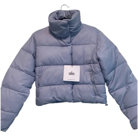 ALO Yoga | Jackets & Coats | Nwt Alo Yoga Gold Rush Puffer Jacket ...